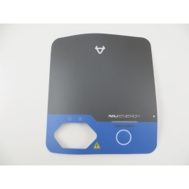 MGT EVO sticker for Battery Pack Blue 72V26Ah | Köpenscooter.nu